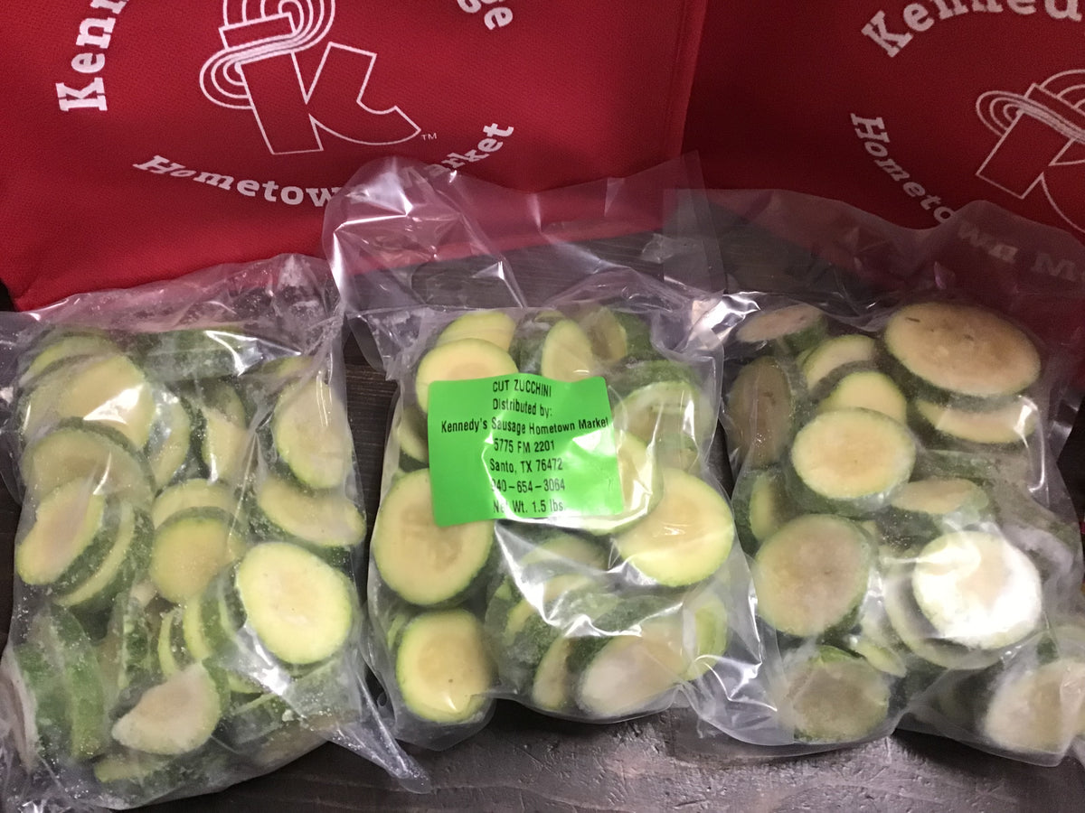 3-B Produce - Zucchini (Cut) – Kennedys Sausage Hometown Market