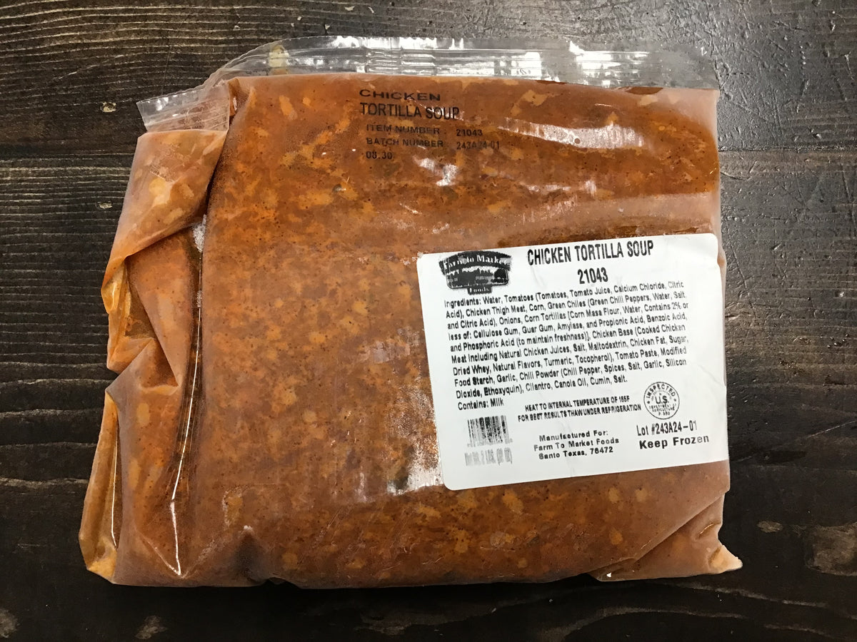 Farm To Market Foods - Chicken Tortilla Soup – Kennedys Sausage ...