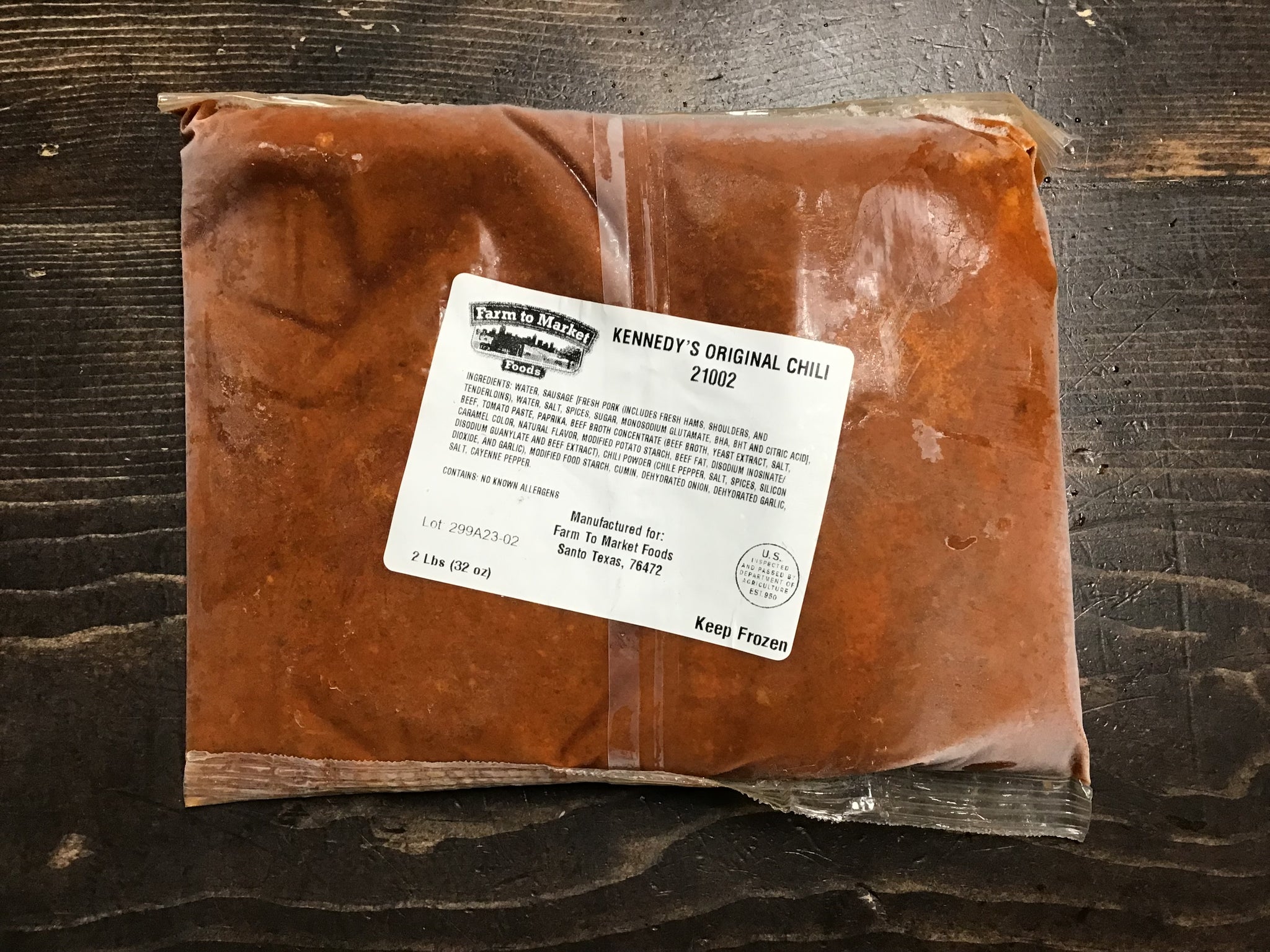 Farm to Market Foods - Kennedy's Original Chili – Kennedys Sausage ...