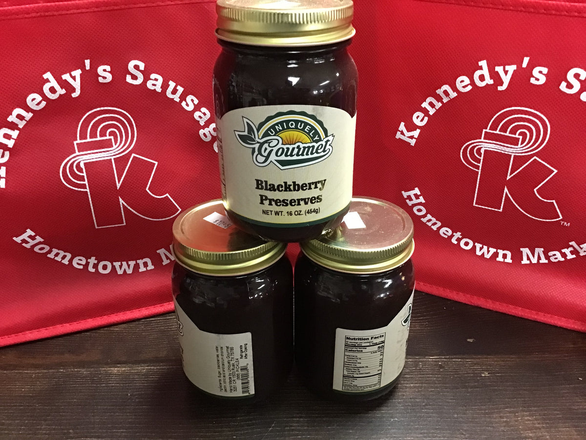 Uniquely Gourmet - Blackberry Preserves – Kennedys Sausage Hometown Market